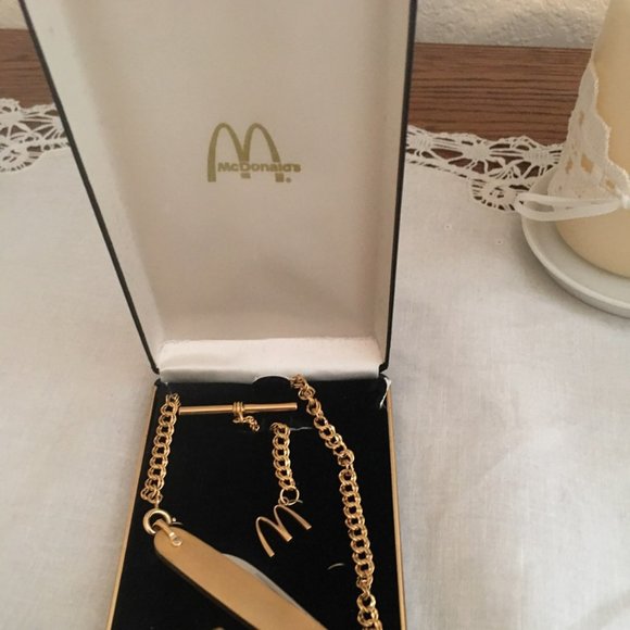 McDonald's | Accessories | Gold Plated Mcdonalds Pocketwatch W Chain ...
